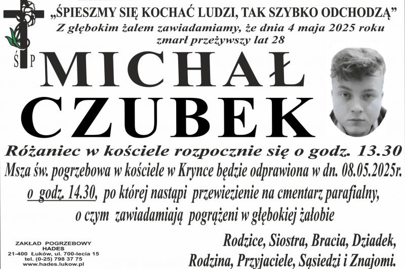 ŚP Michał Czubek - nekrolog